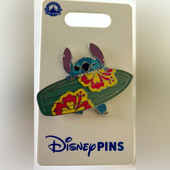 Disney | Accessories | Disney Stitch Biting Surfboard New | Poshmark